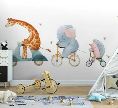 Wall murals Cute little animals nr. u51250 - Uwalls.co.uk