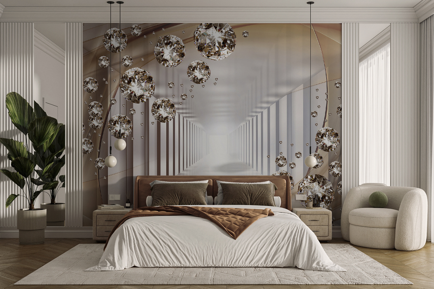 Wall murals Light, interior design and decoration nr. u79958 - Uwalls.co.uk
