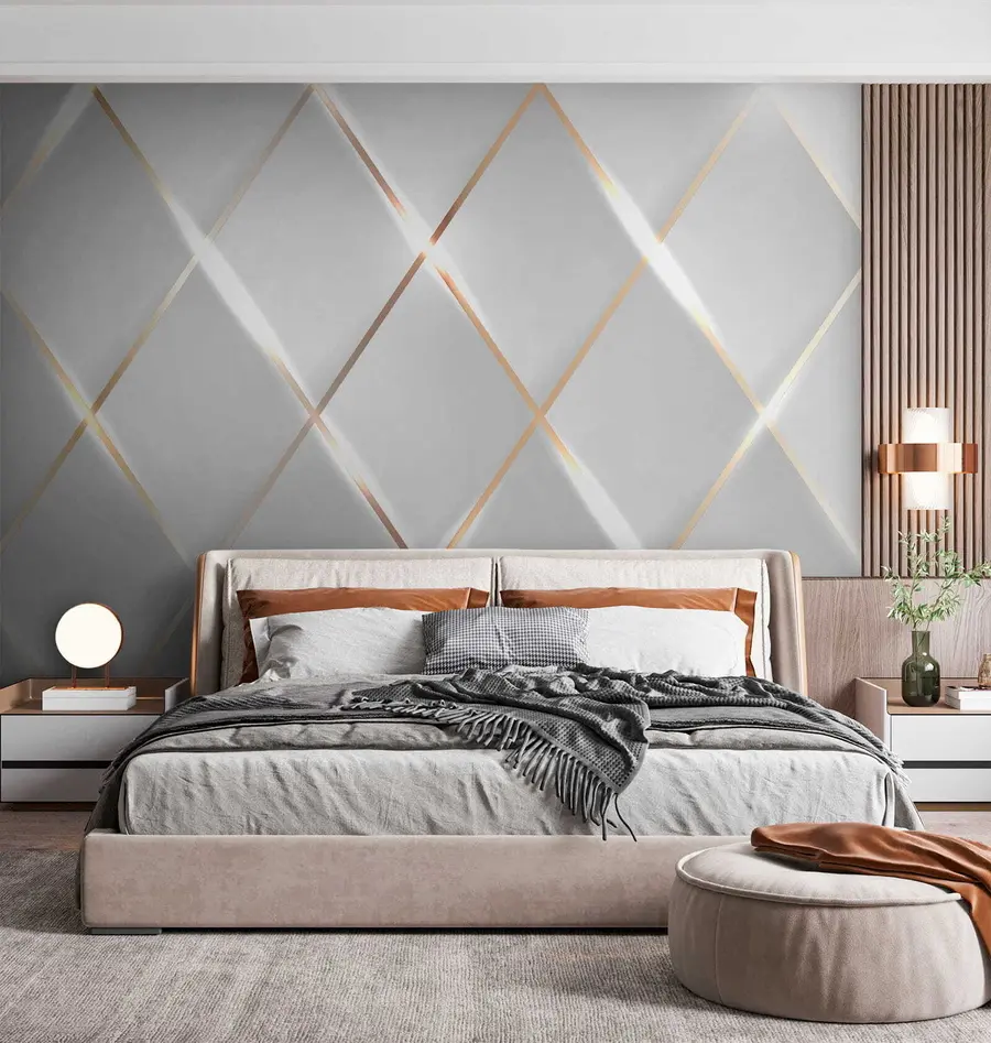 Modern geometric wallpaper, buy geometric design wallpapers in UK | Uwalls