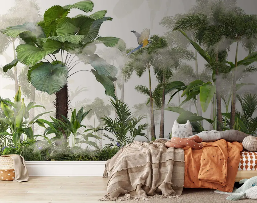Wall murals Tropical leaves nr. u29981 - Uwalls.co.uk