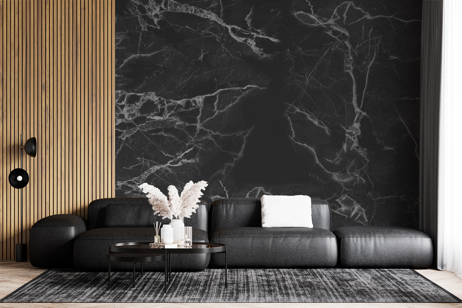 Wall murals Black Marble Depth nr. u32084 - Uwalls.co.uk
