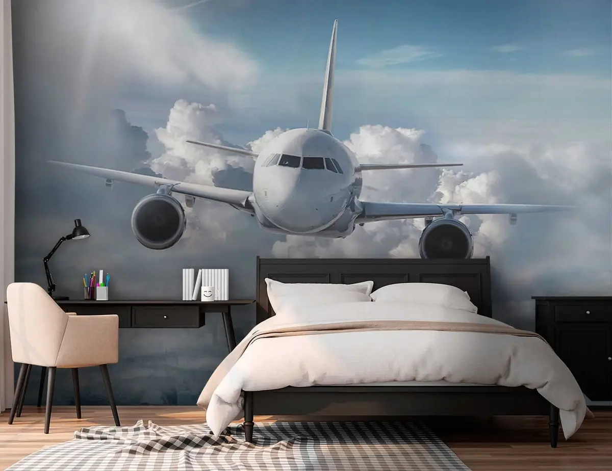 Wall murals A plane in the clouds nr. u62417 - Uwalls.co.uk