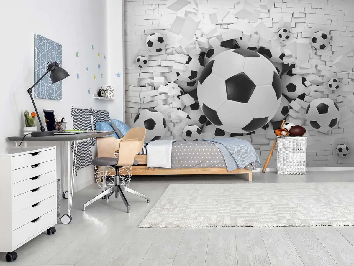 Wall murals Photograph, soccer and football nr. u70633 - Uwalls.co.uk