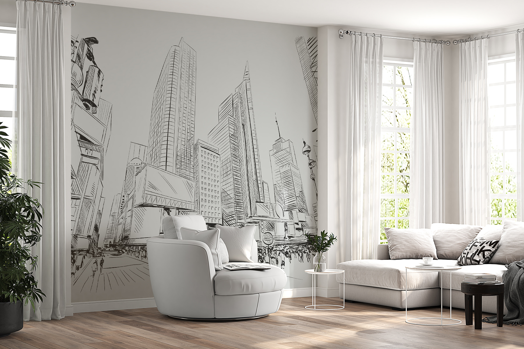 Wall murals Building, skyscraper e tower block nr. u29979 - Uwalls.co.uk