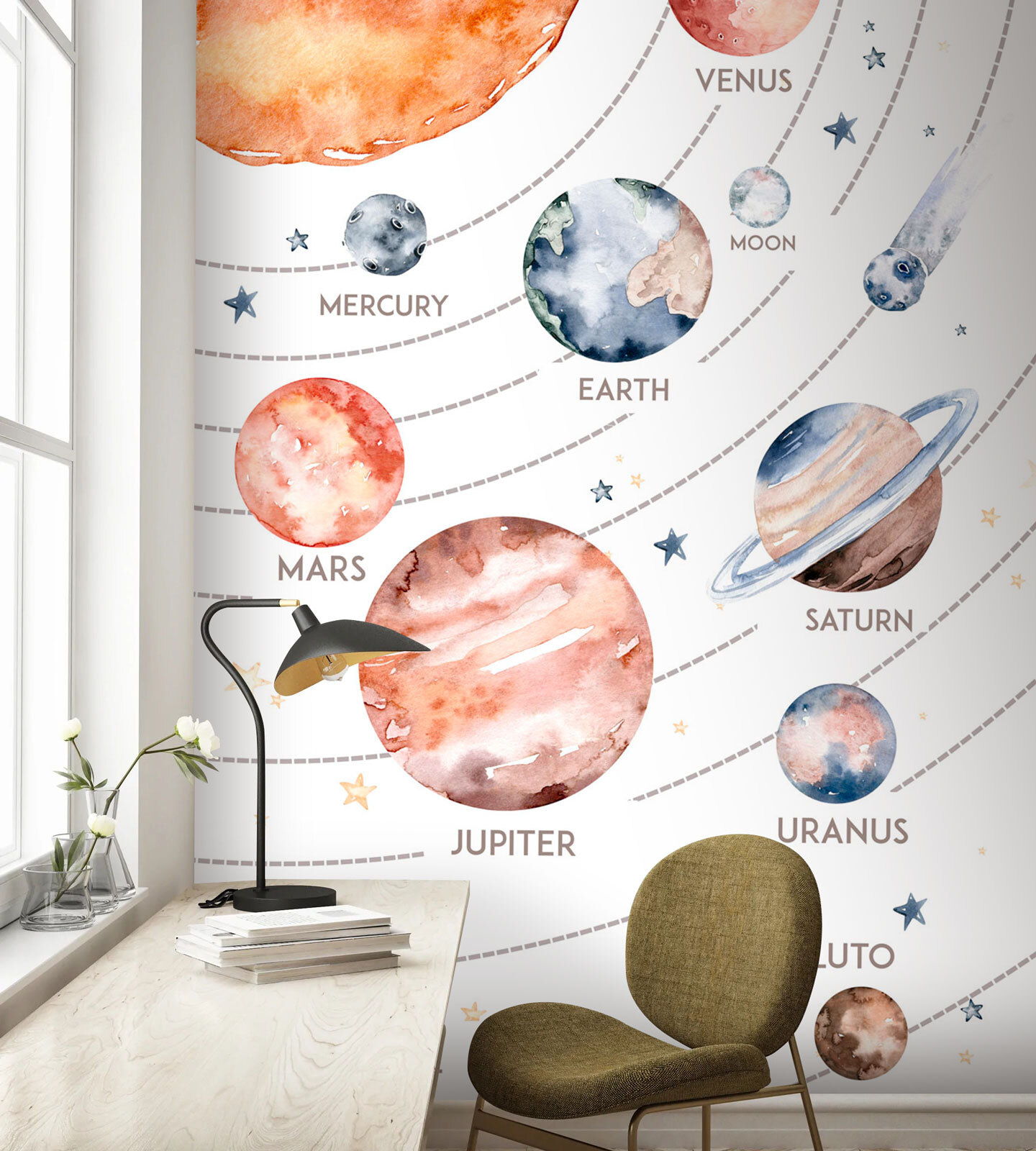 Wall murals Planets of the solar system nr. u74424 - Uwalls.co.uk