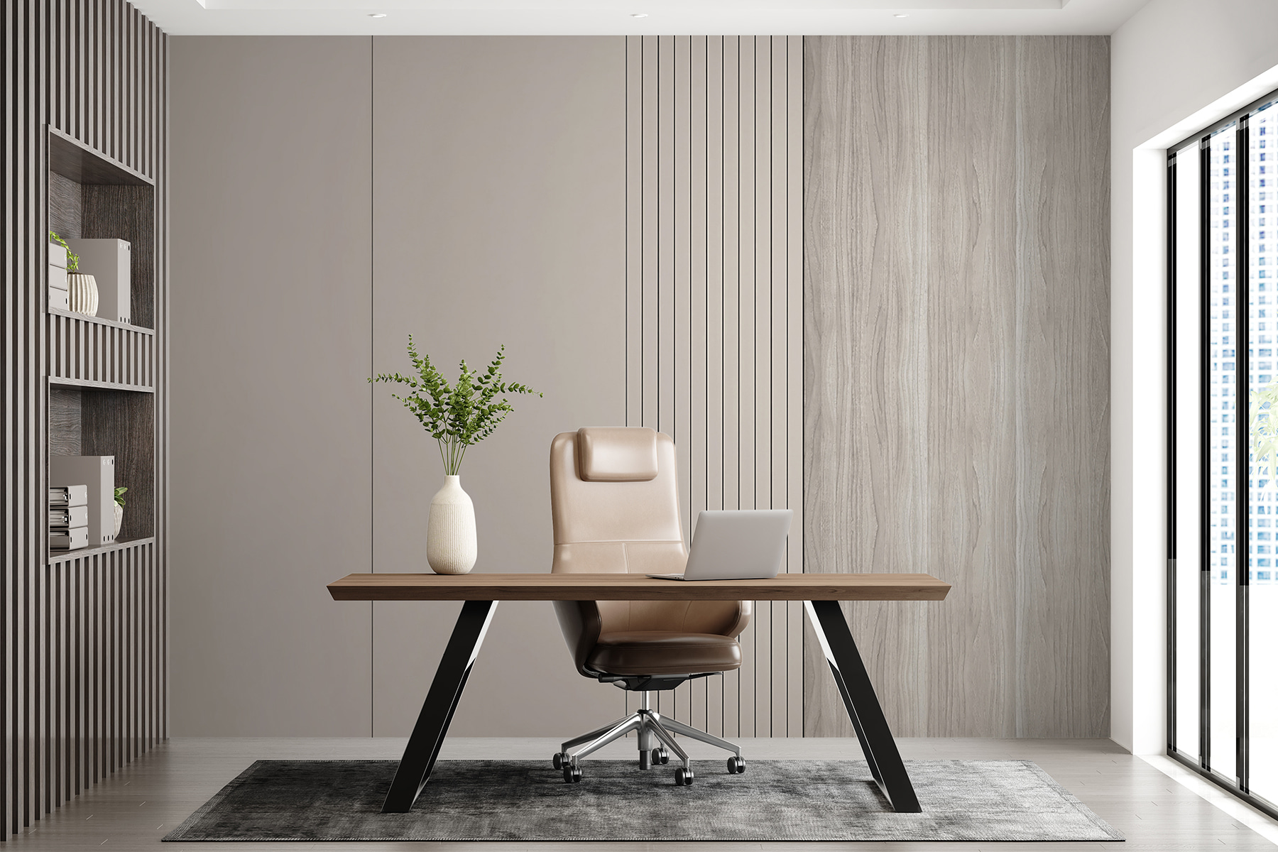 Wall murals Panel with staves and wood nr. u97549 - Uwalls.co.uk