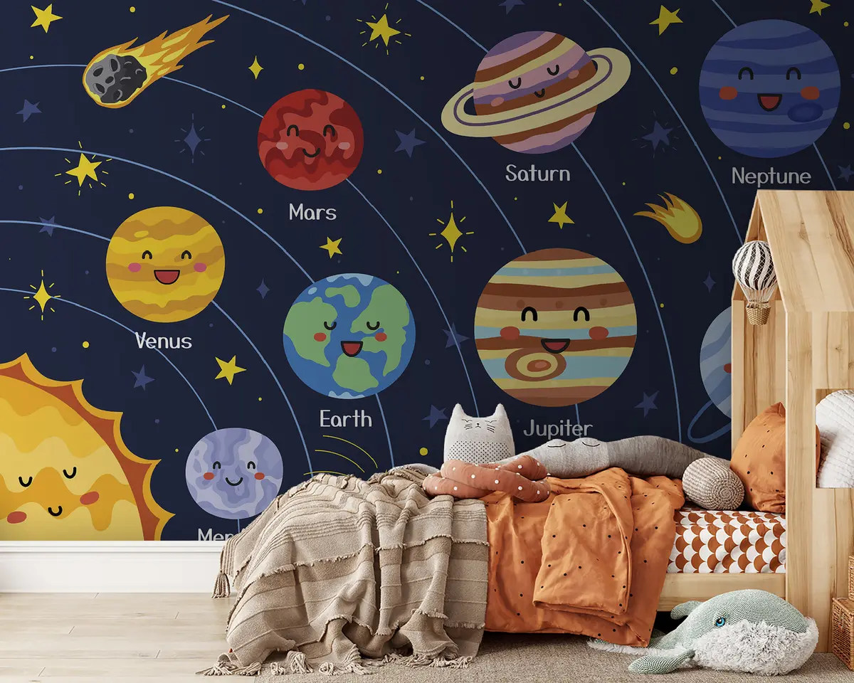 Wall murals Planets in space nr. u98820 - Uwalls.co.uk